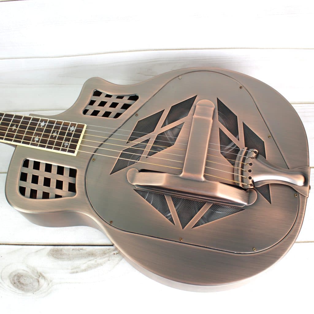 Royall Trifecta Aged Brushed Copper Finish Brass 12 Fret Cutaway ...