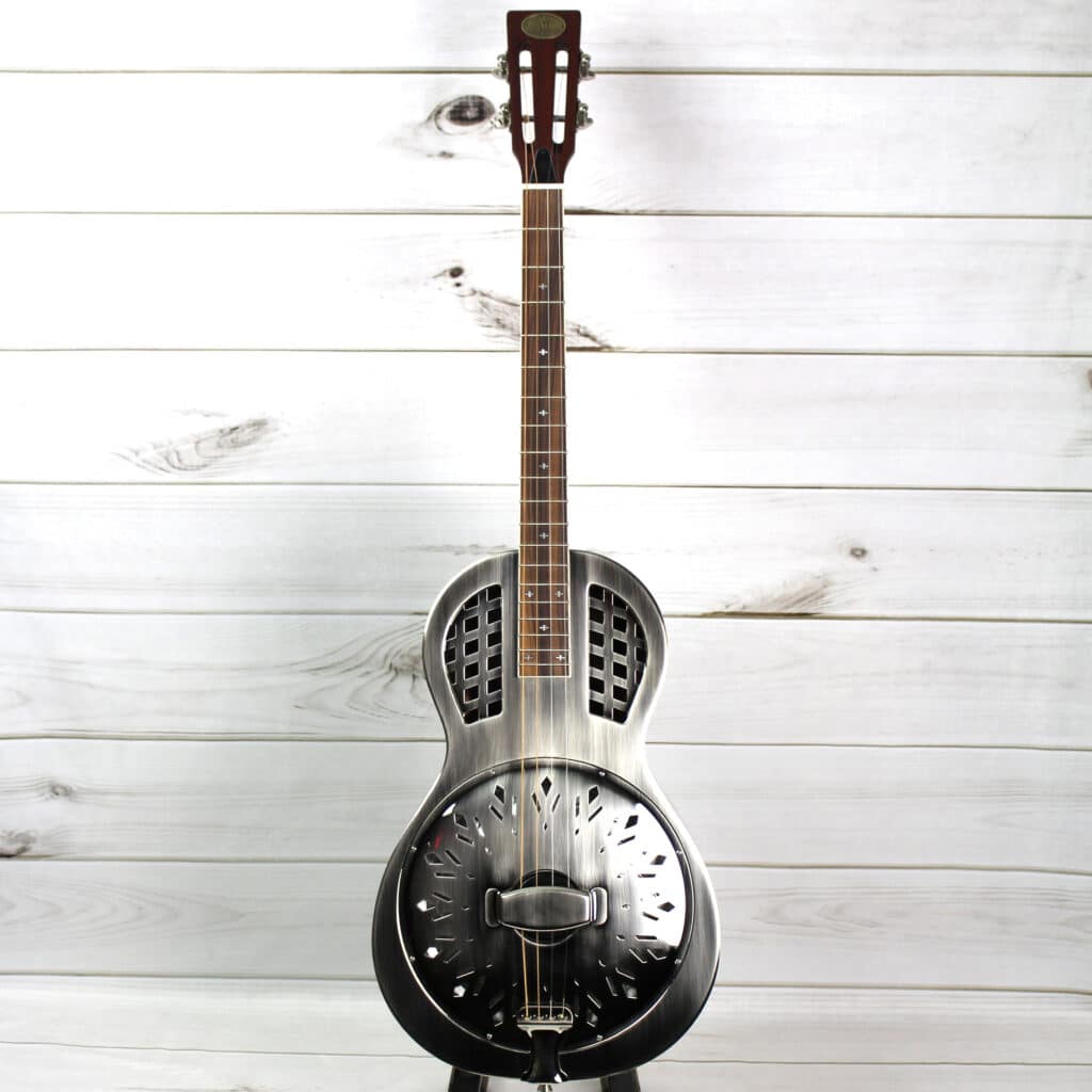 Royall Long Scale Parlor Tenor Resonator Brushed Nickel Finish Brass ...