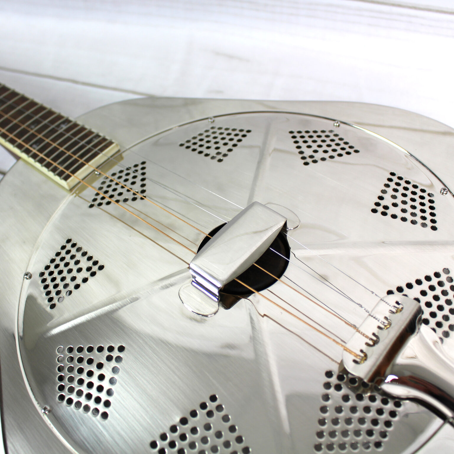 Royall Teardrop Tenor Resonator Brushed Nickel Finish Brass Body - The ...