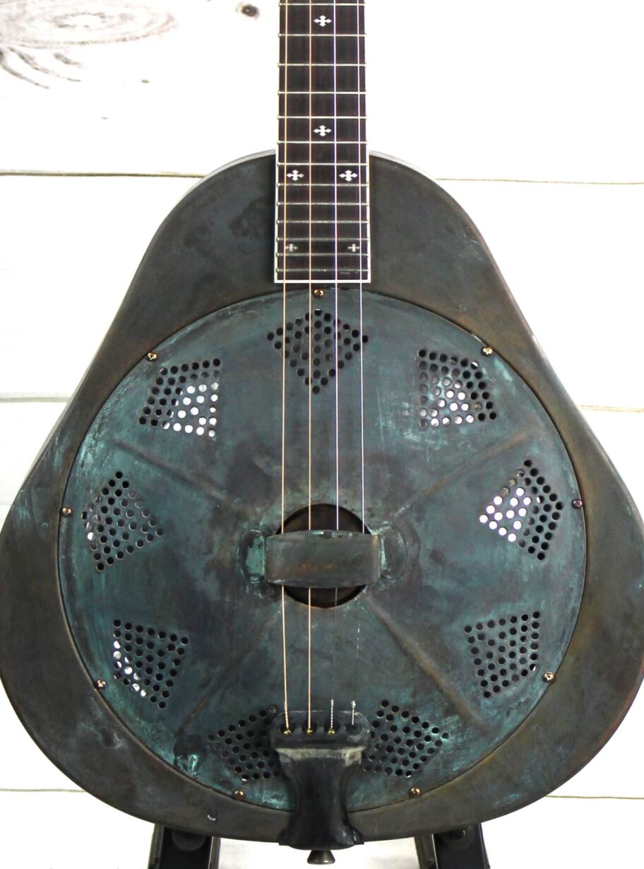 Royall Teardrop Tenor Resonator Distressed Copper Finish Brass Body ...
