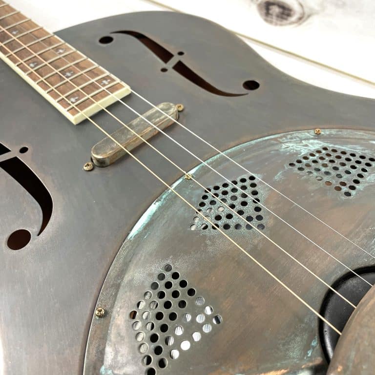 Royall Long Scale Tenor Resonator Distressed Relic Copper Finish Brass ...