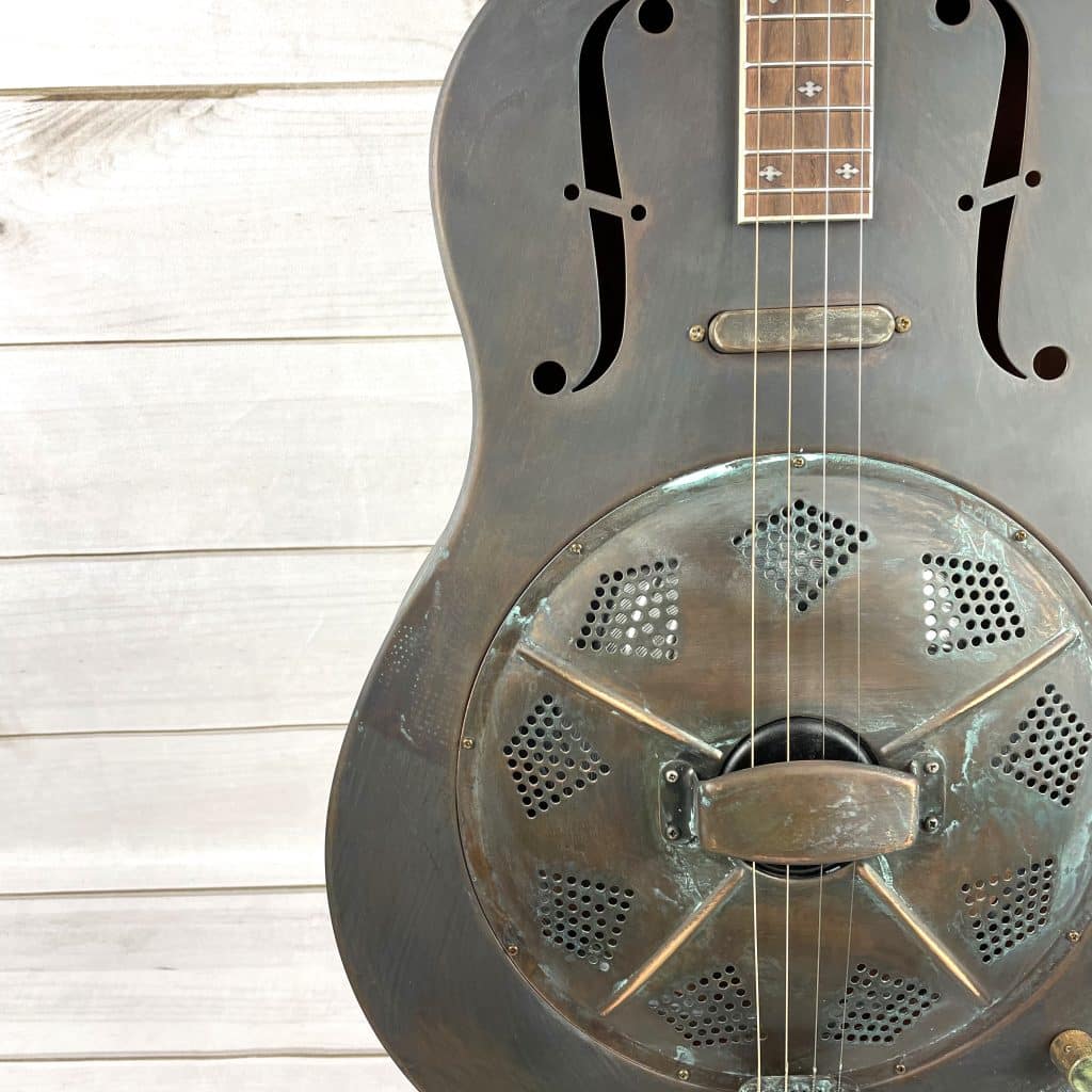 Royall Long Scale Tenor Resonator Distressed Relic Copper Finish Brass ...