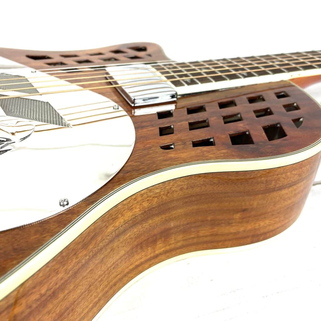Royall Resonators Koa Tricone Lefthanded Cutaway Resonator With Wide ...