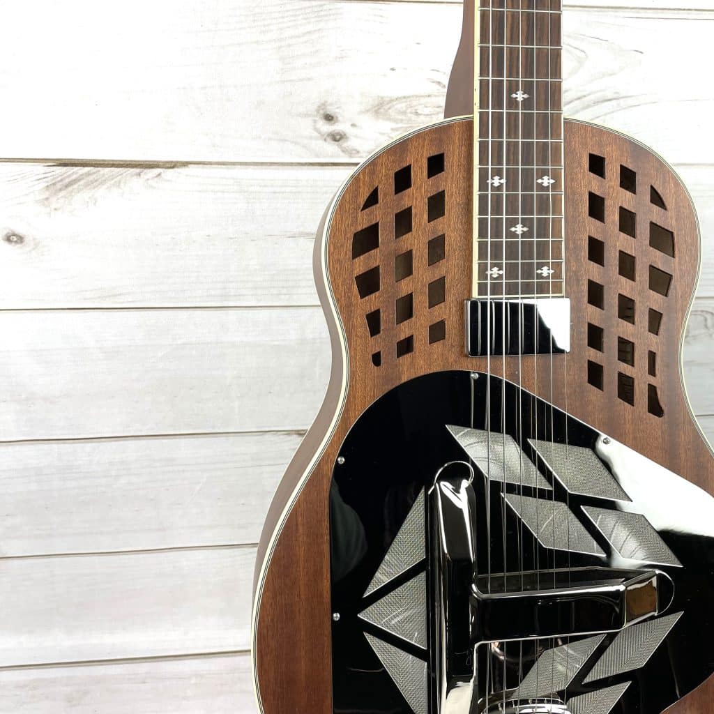 Royall Triplex Sapele Mahogany Body Natural Finish Squareneck Tricone ...