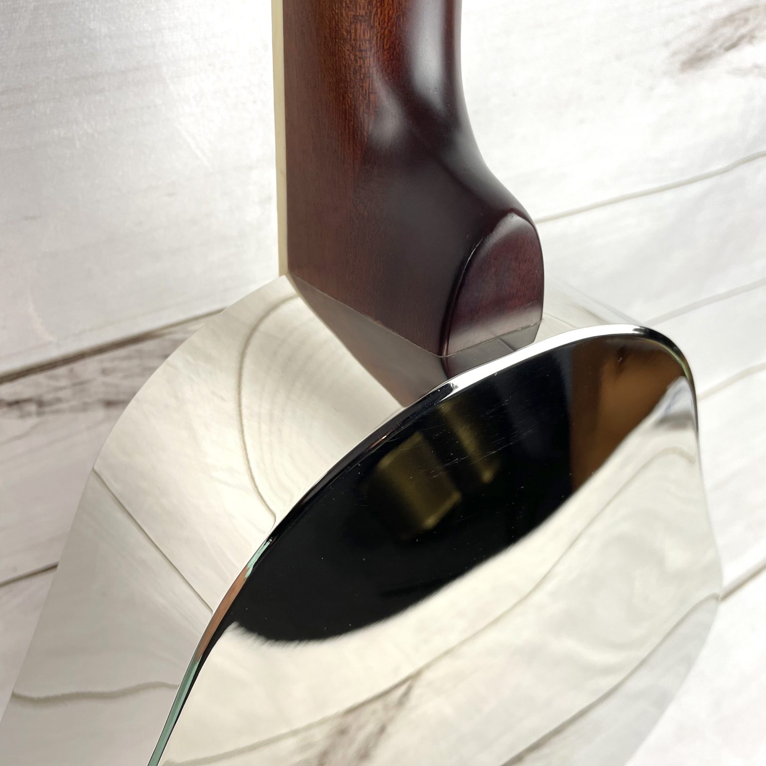 Royall Teardrop Tenor Singlecone Brass Body Resonator Mirror Nickel ...