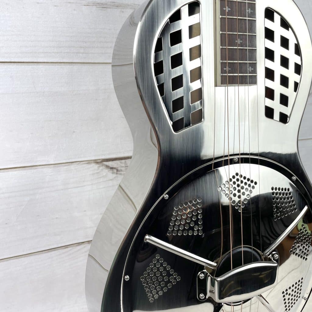 Royall Long Scale Brass Body Parlor Tenor Single Cone Resonator Brushed ...