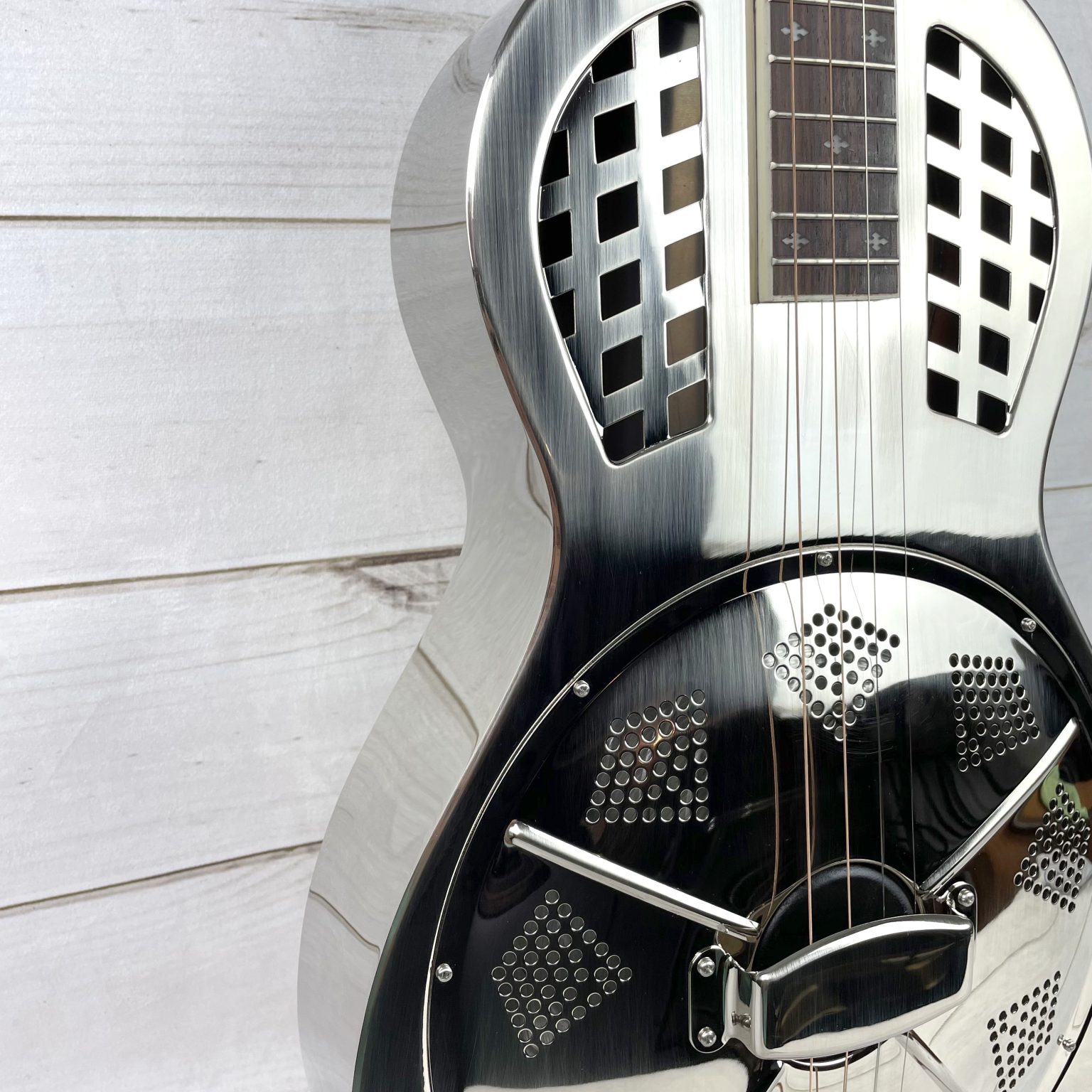 Royall Long Scale Brass Body Parlor Tenor Single Cone Resonator Brushed ...