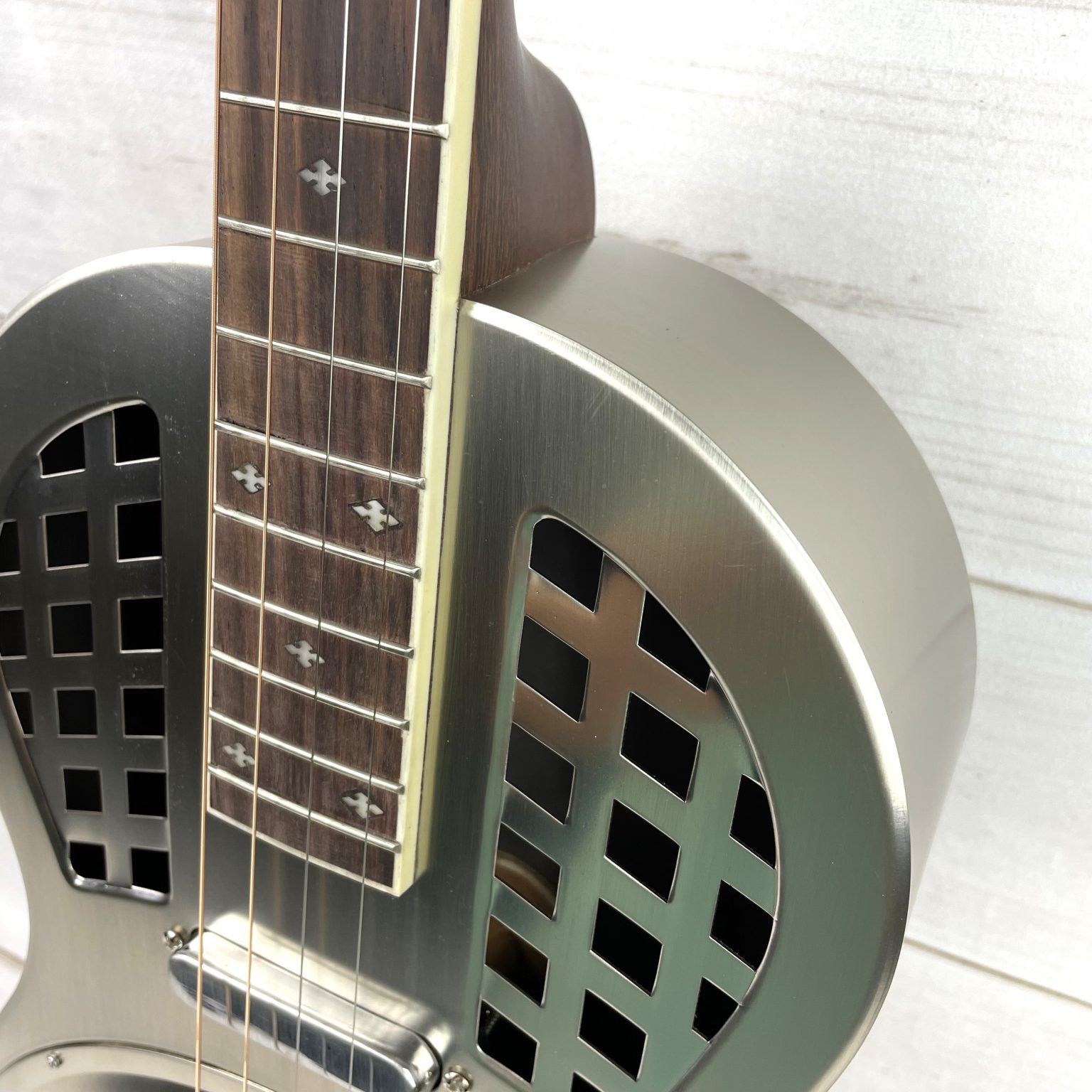 Royall Long Scale Parlor Tenor Single Cone Brass Body Resonator With ...