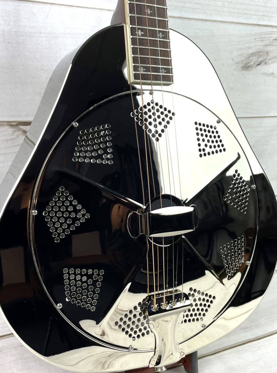 Royall Teardrop Tenor Singlecone Brass Body Resonator Mirror Nickel ...