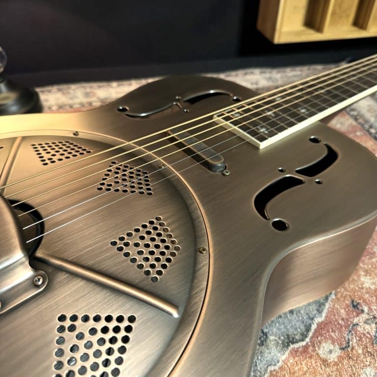 Royall FB Blues Hound Aged Burnished Copper Finish 14 Fret Single Cone ...