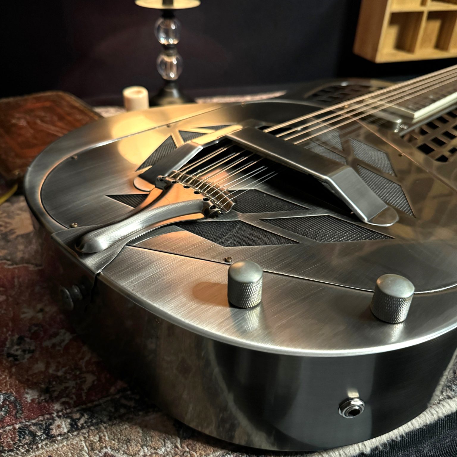 Royall Trifecta Aged Brushed Nickel 12 String Tricone Resonator With ...
