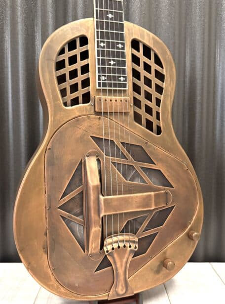 Royall #231784 Trifecta Classic Burned Copper Brass Tricone With Pickup ...